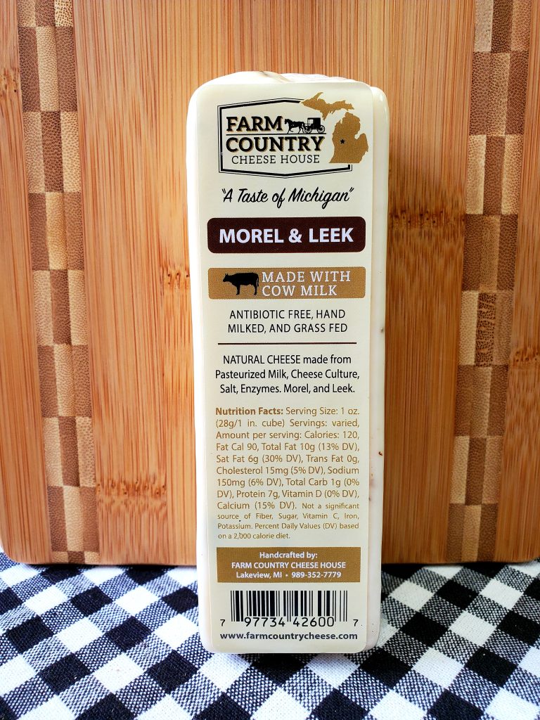 Morel & Leek Jack - Farm Country Cheese